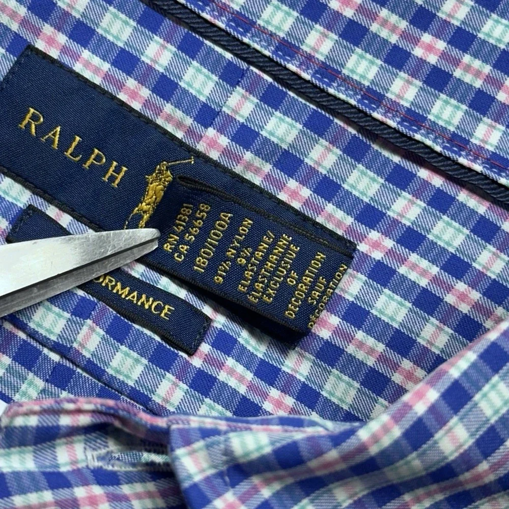 Ralph Lauren | Shirts | Ralph Lauren Performance Shirt Mens Large Blue ...